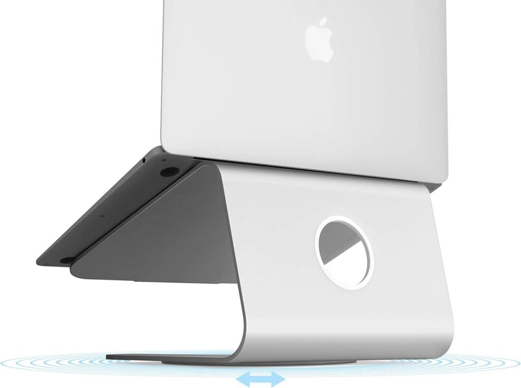 Rain Design mStand360 Laptop Stand with Swivel Base, Gold – www.evo.ae