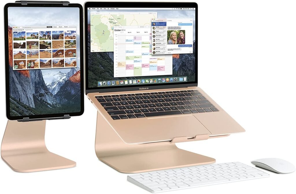Rain Design mStand Laptop Stand, Gold - www.evo.ae